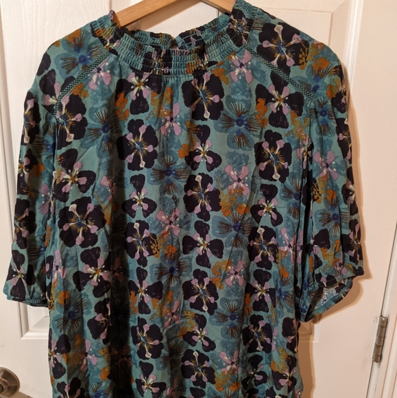Knox Rose | Tops | Knox Rose Xxl Floral Print Shirt | Poshmark